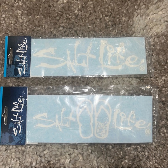 Salt Life | Accents | Salt Life White Decal Stickers | Poshmark